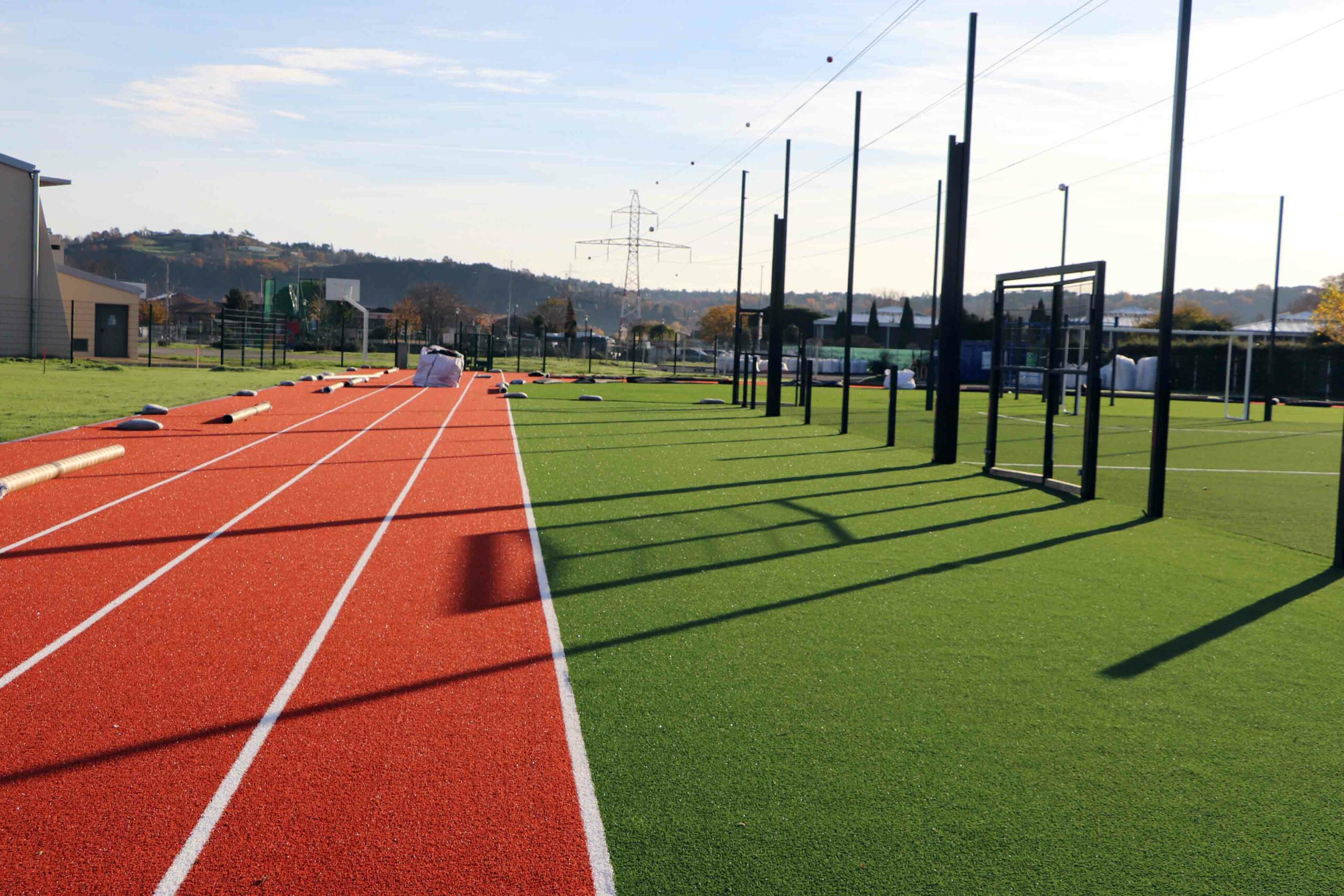 Le plateau sportif extérieur et le bike park - Ville de Portet-sur-Garonne