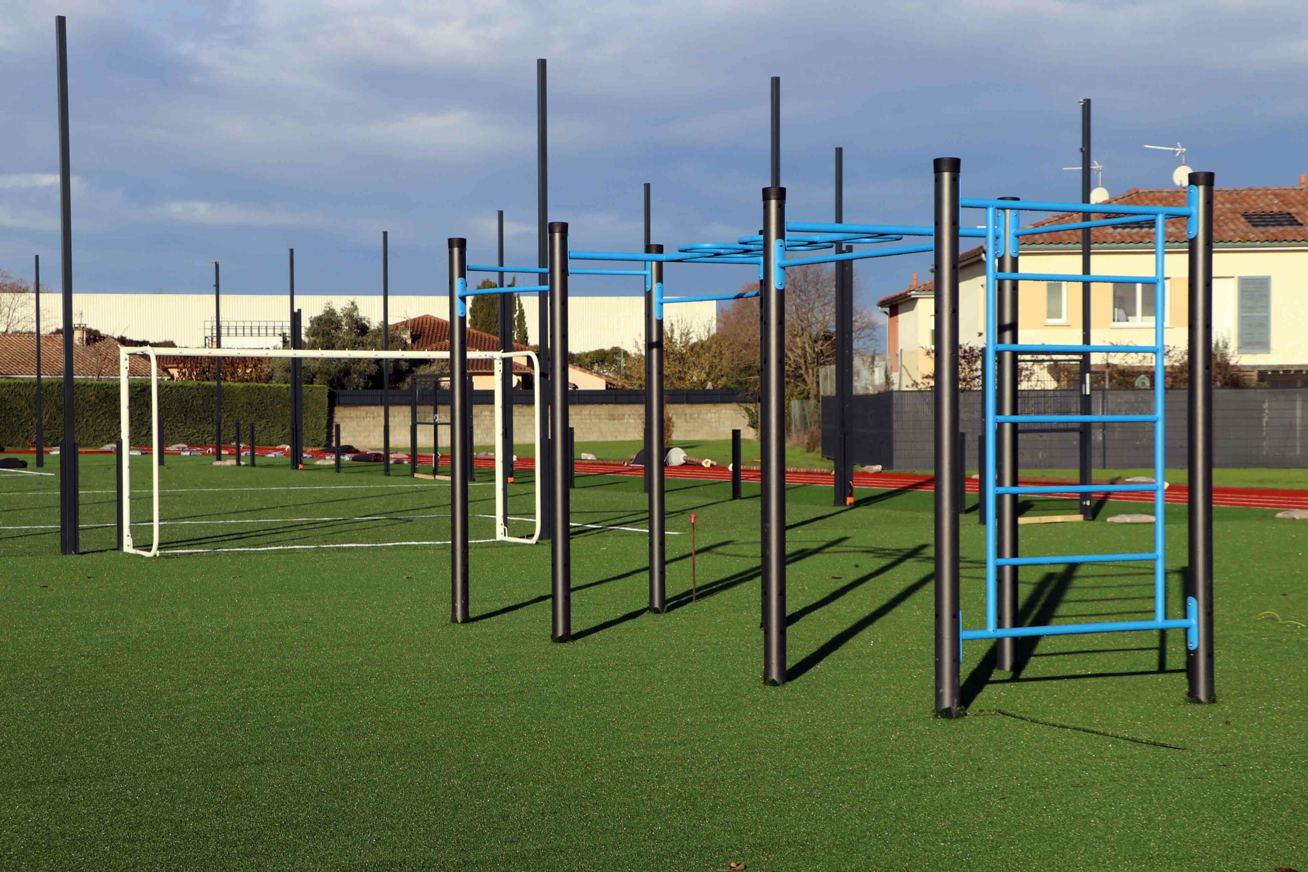 Le plateau sportif extérieur et le bike park - Ville de Portet-sur-Garonne