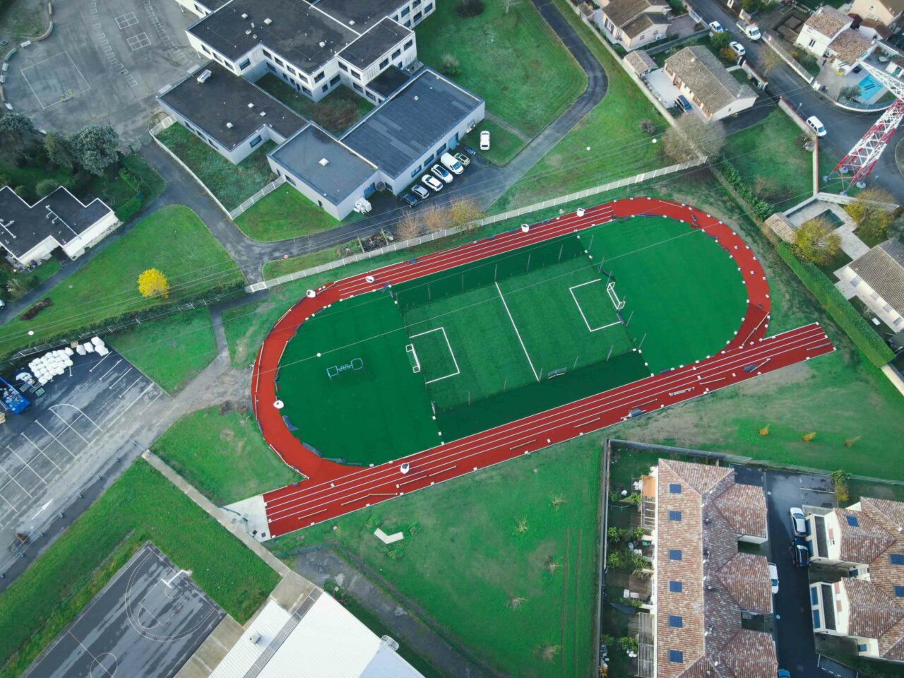 Le plateau sportif extérieur et le bike park - Ville de Portet-sur-Garonne